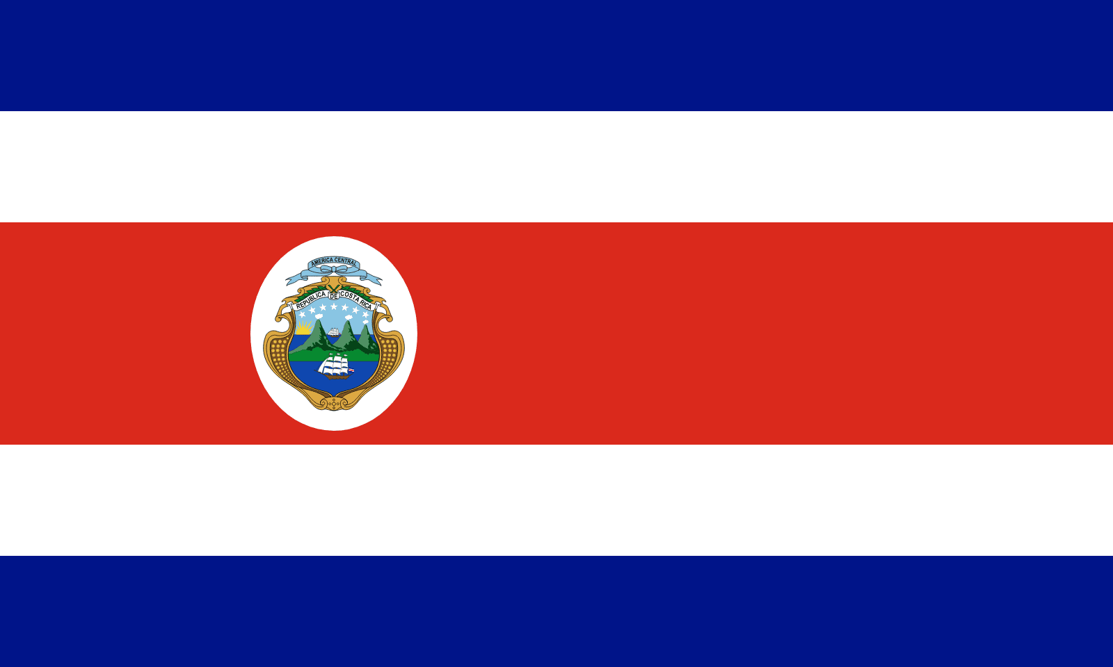 Vlag van Costa Rica | Vlaggen-landen.nl