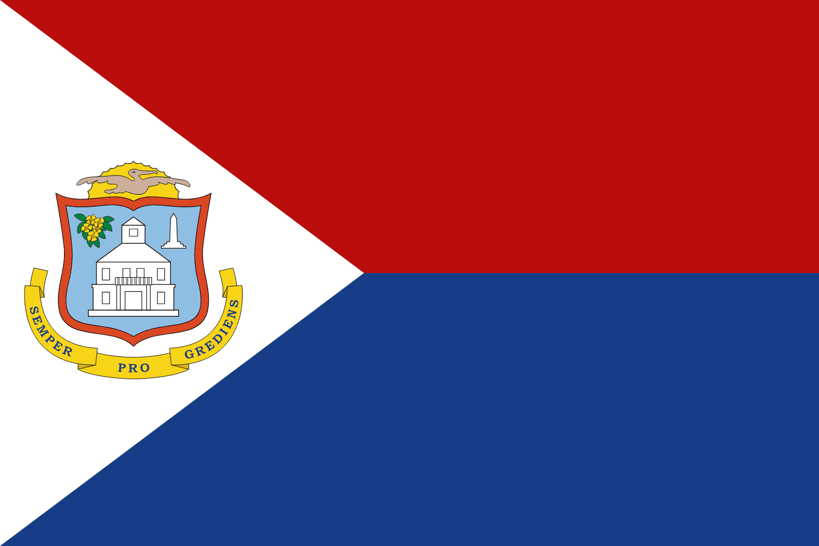 Vlag van Sint Maarten | Vlaggen-landen.nl